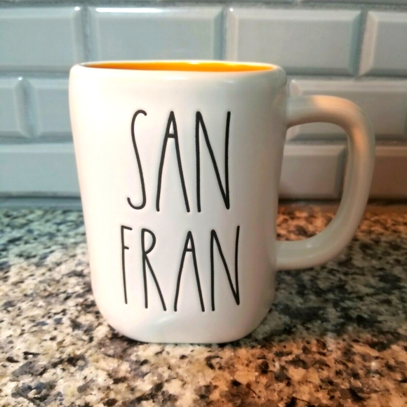 Rae Dunn | Dining | New Rae 22 San Fransiscomug Farmhouse Pottery White ...